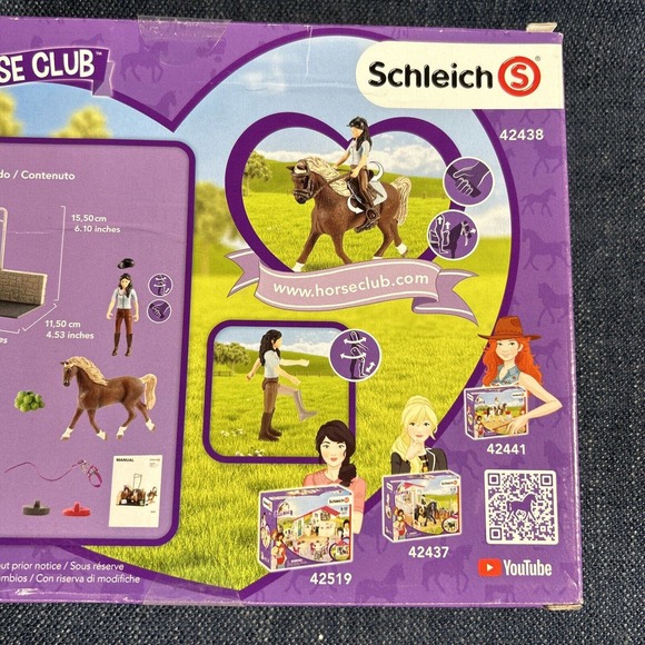 schleich | Toys | New Schleich Washing Area 42438 Emily And Holsteiner ...